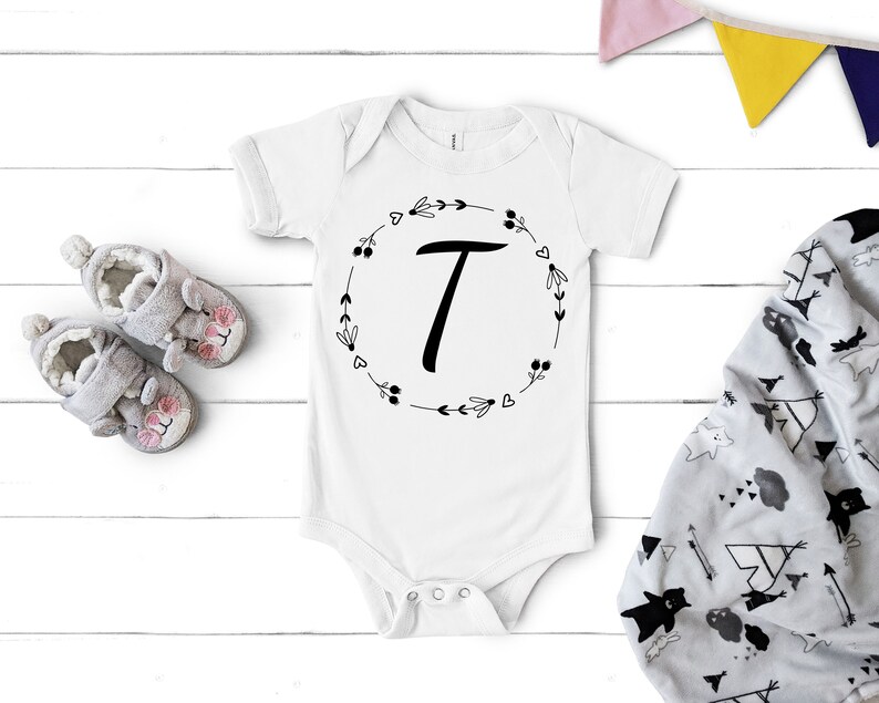 T Initial Svg T Monogram Svg Letter T Shirt Floral Letter - Etsy