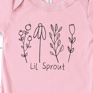 Little Wildflower Svg, Little Sprout Svg, Little Sprout Clip Art ...