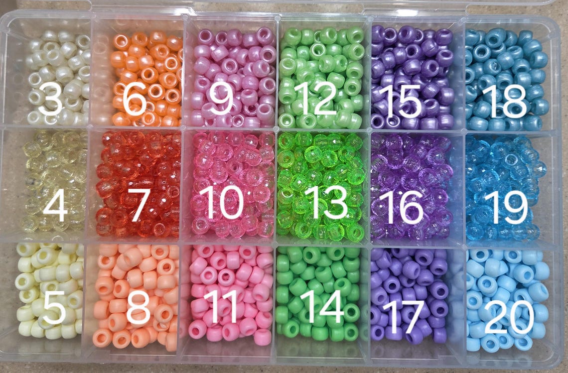 Pony Bead Rings - Etsy