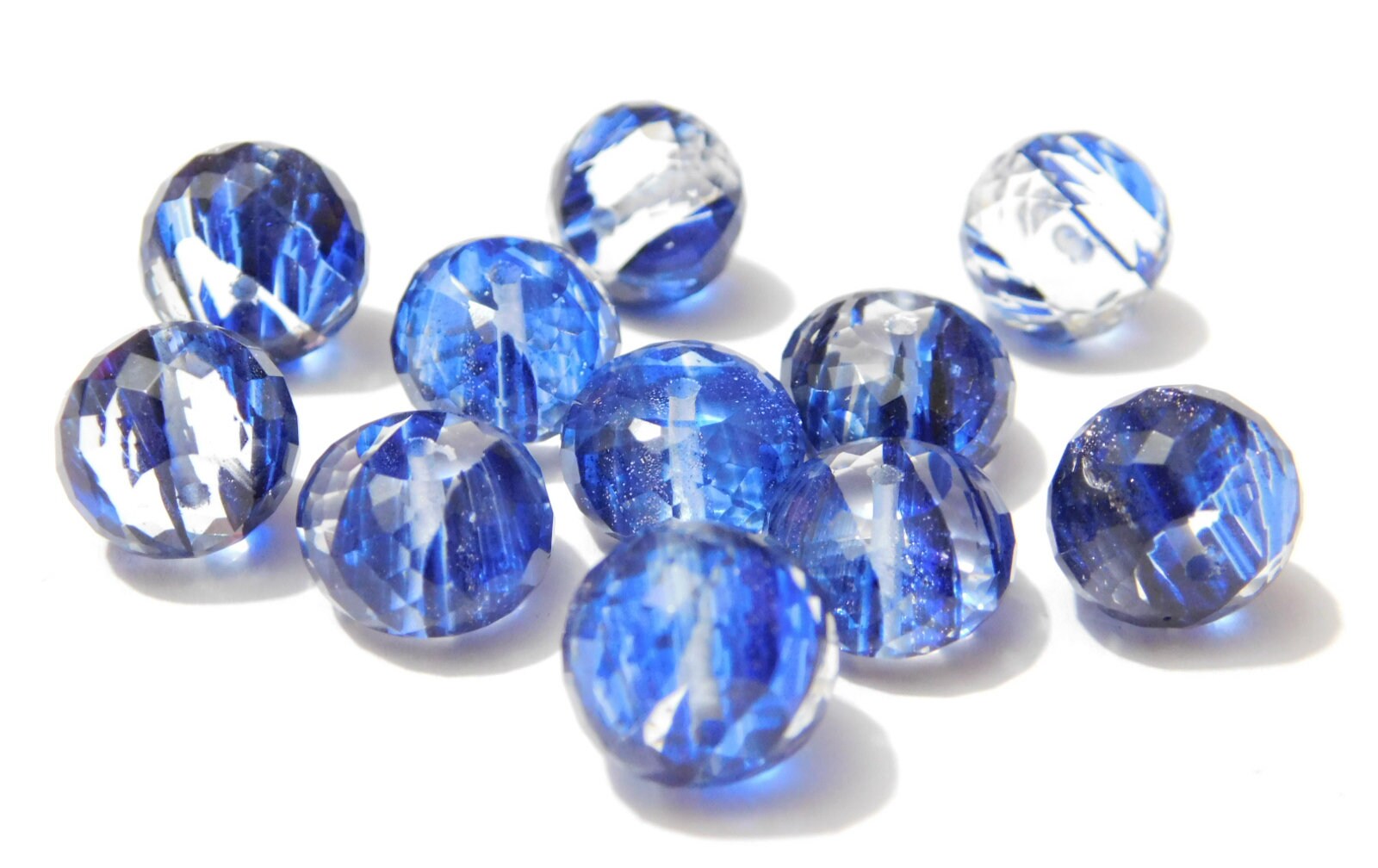 AAA Chinese Blue Rutile Quartz Handmade Faceted Rondelle Shape | Etsy