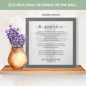The Apostles' Creed Personalized Print or Framed Print | Cross ...