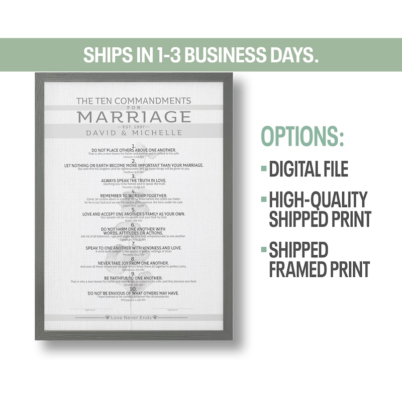 Marriage Rules - Etsy