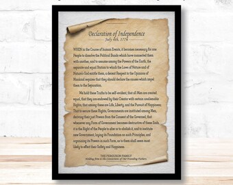 Declaration Wall Art - Etsy