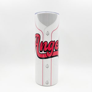 LA Angels Baseball Jersey Sublimation Tumbler Stainless Steel 20 Oz ...