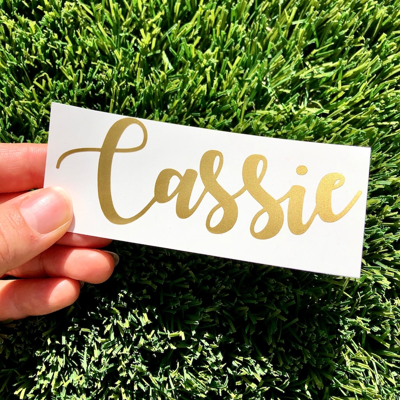Name Decal Stickers Custom Stickers Custom Name Sticker - Etsy