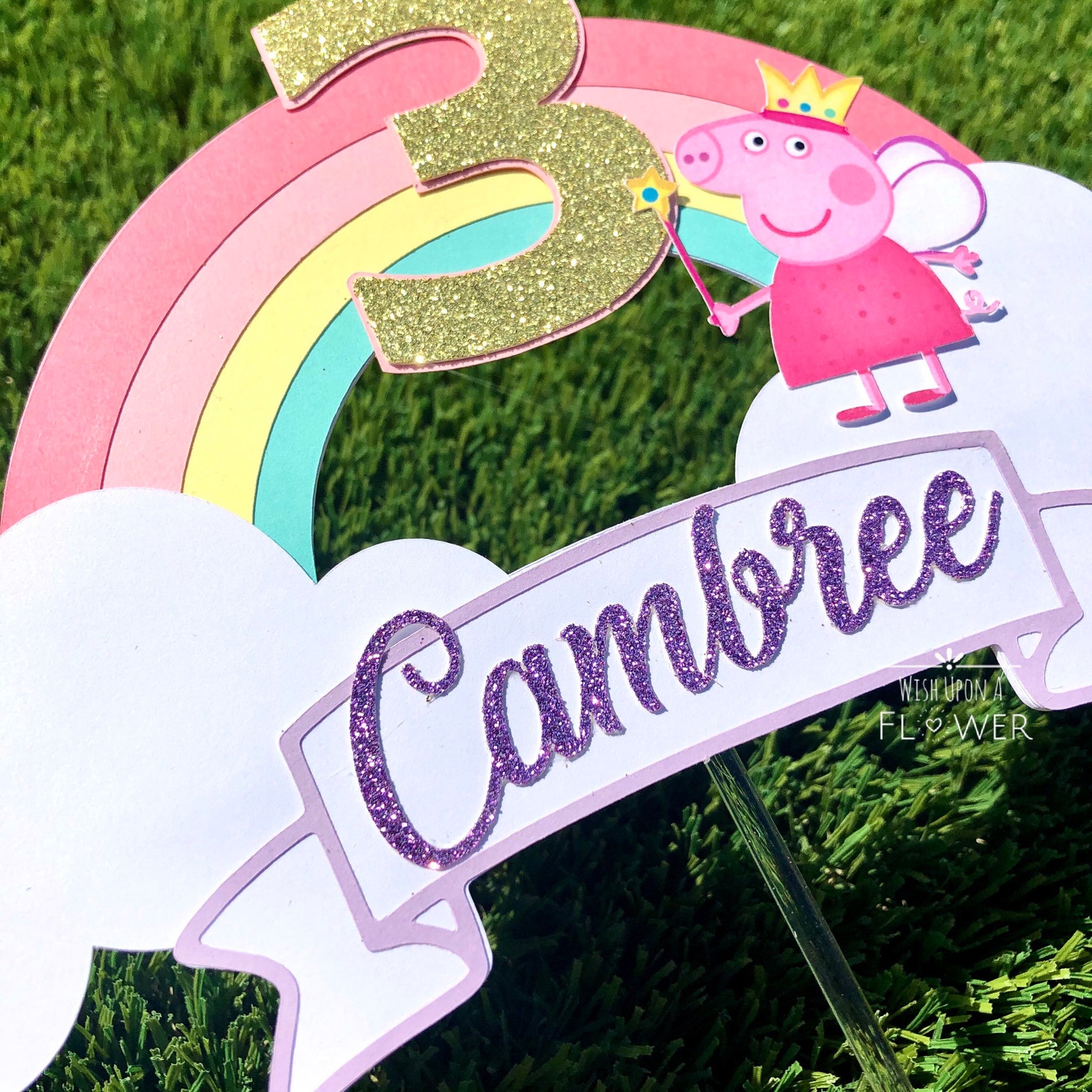 Peppa Pig Cake Topper, Peppa Pig Birthday, Peppa Pig Birthday ...