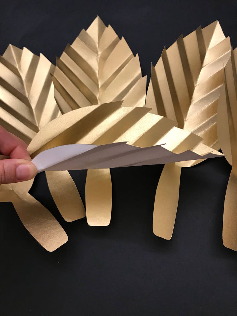 Paper Leaves Large Paper Leaves Nursery Decor Party - Etsy