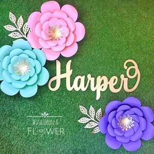 Paper Leaves, Large Paper Leaves, Nursery Decor, Paper Vines, Paper ...