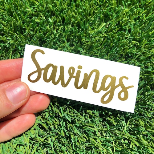 Cash Envelope Labels / Custom Vinyl Decals / Budget Binder - Etsy