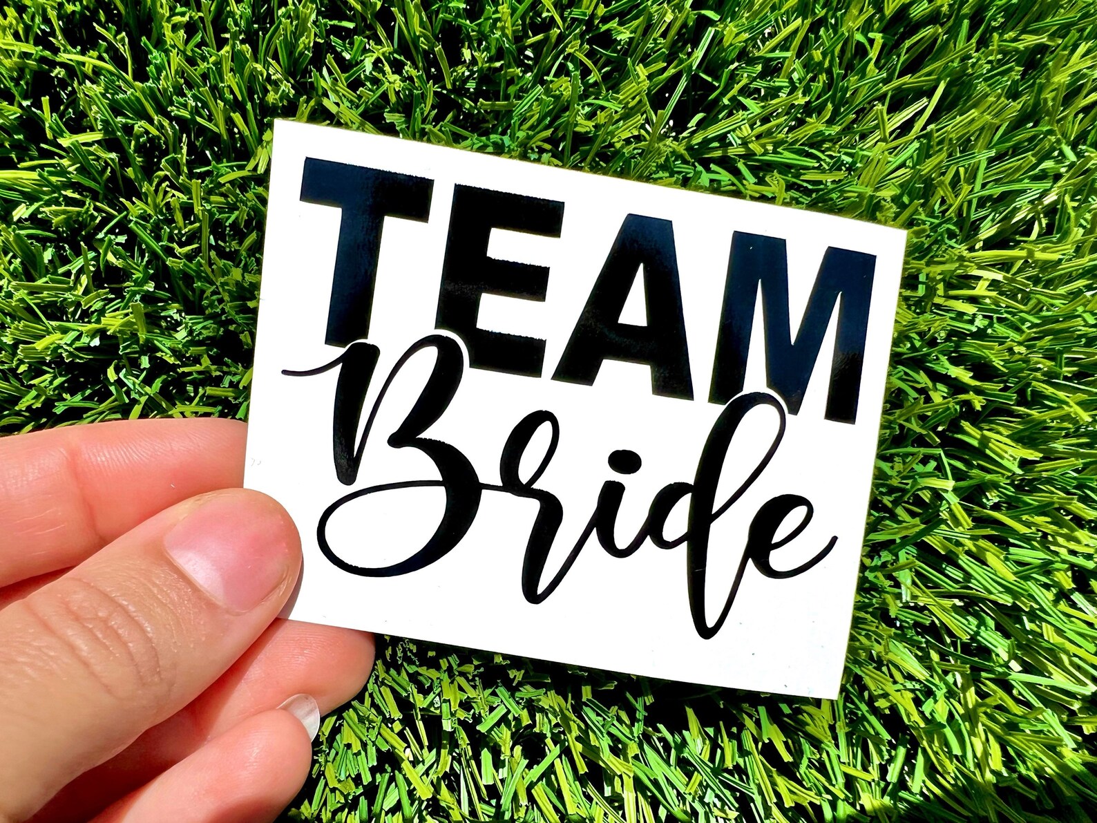 Team Bride Decals Bride Vinyl Decals Bachelorette Party - Etsy
