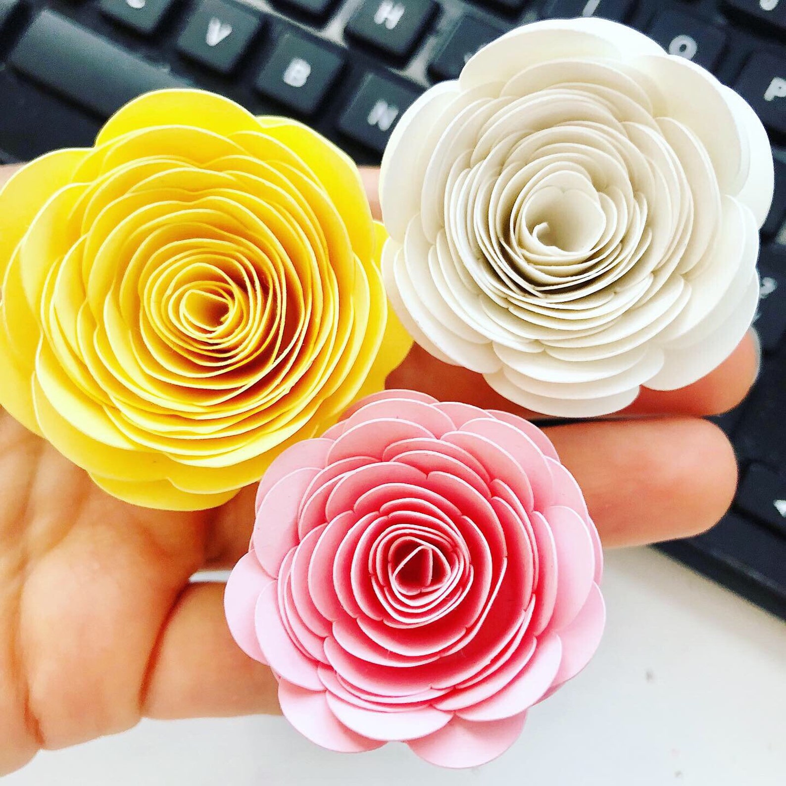 Rolled Rose SVG Rolled Paper Flower Svg Paper Flower - Etsy