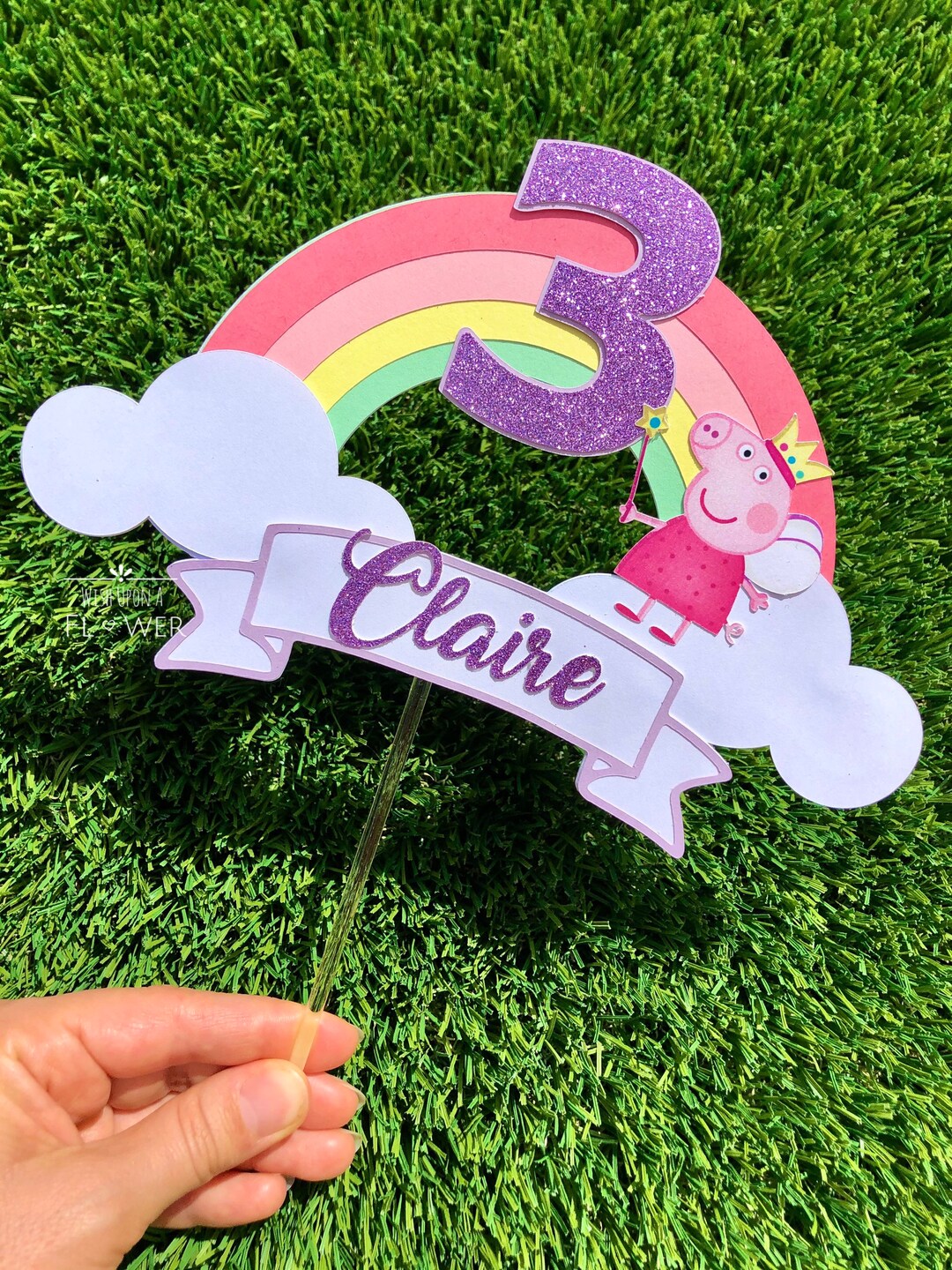 Peppa Pig Cake Topper, Peppa Pig Birthday, Peppa Pig Birthday ...