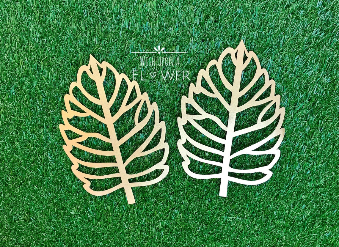 Paper Leaves Large Paper Leaves Nursery Decor Party - Etsy