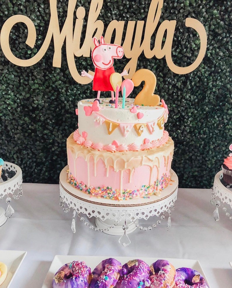 24 Wide Paper Material Dessert Table Name Sign Custom | Etsy