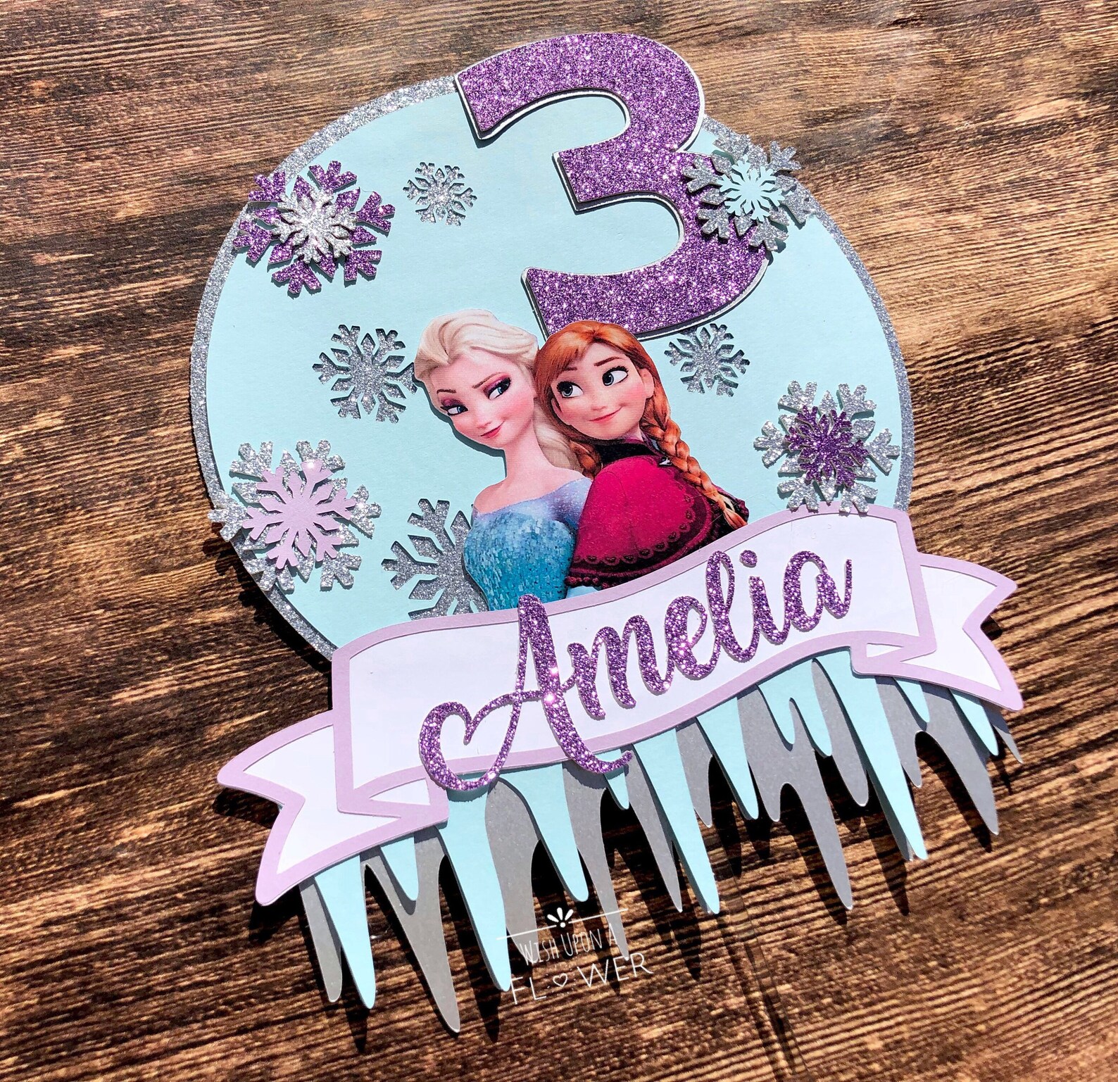 Frozen Birthday Decoration Cake Topper Frozen Birthday - Etsy