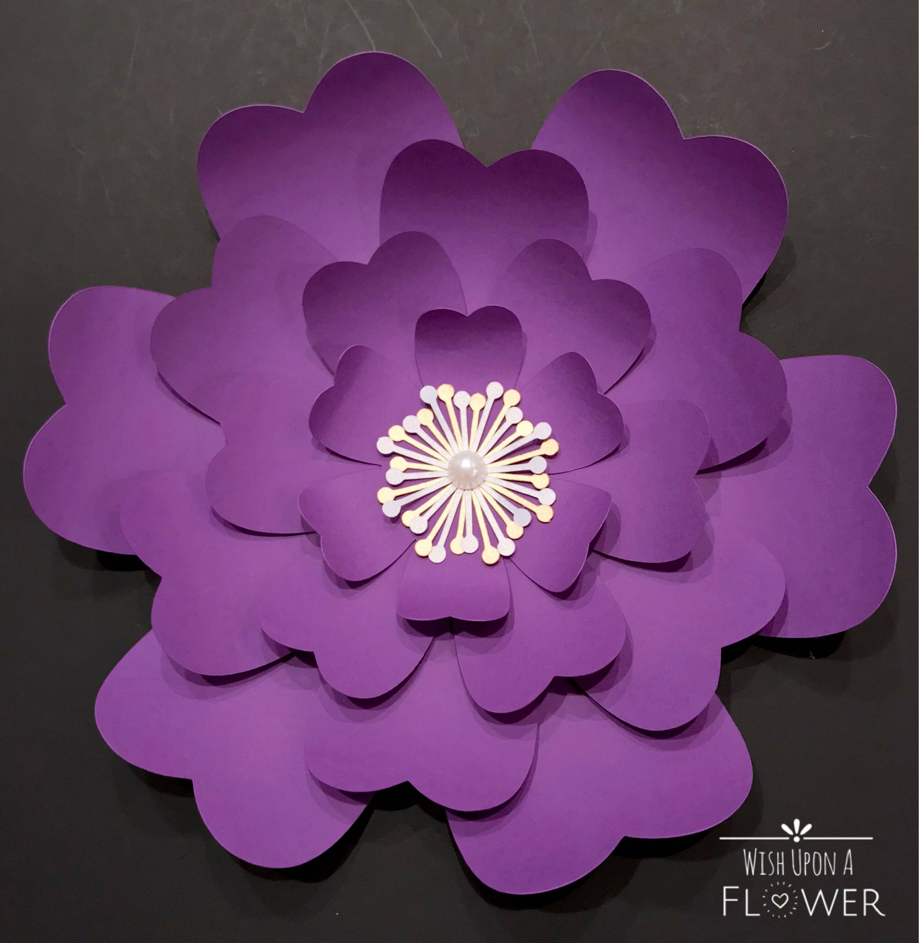 Paper Flower Centers, 15 Flower Centers, Glitter Flower Center, Paper ...