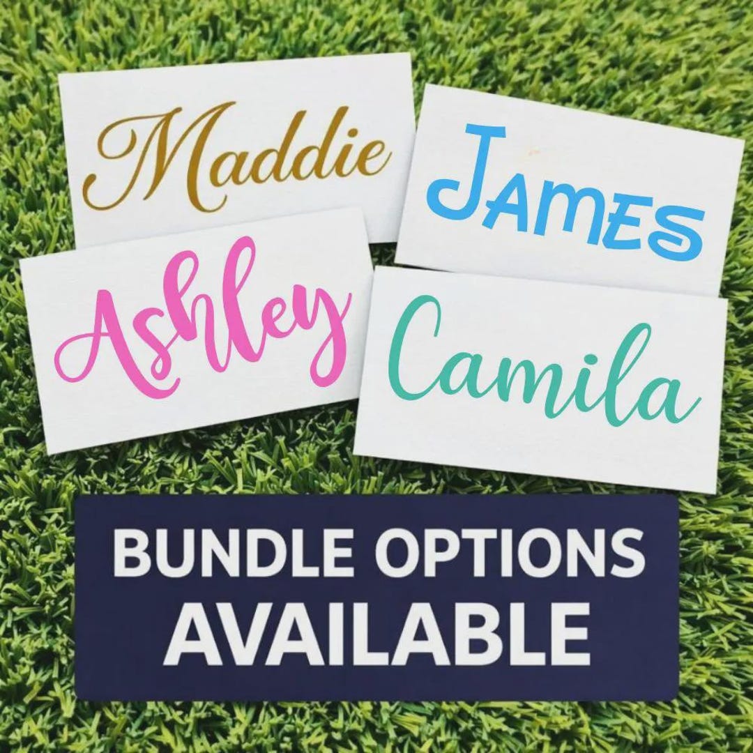 Custom Sticker - Custom Text Vinyl Decals - Build Your Own Decals ...