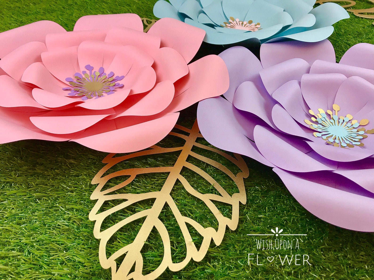 Paper Leaves Large Paper Leaves Nursery Decor Party | Etsy