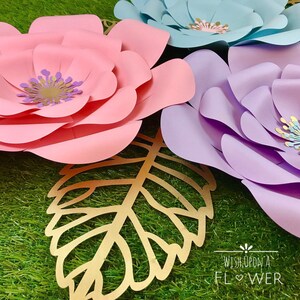 Paper Leaves, Large Paper Leaves, Nursery Decor, Party Decorations ...