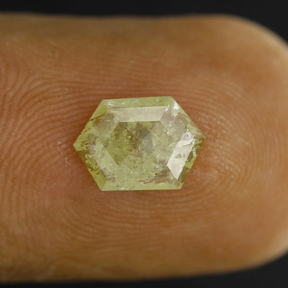 0.98 CT Elongated Long Hexagon Shape Perfect Glaring Step Cut | Etsy