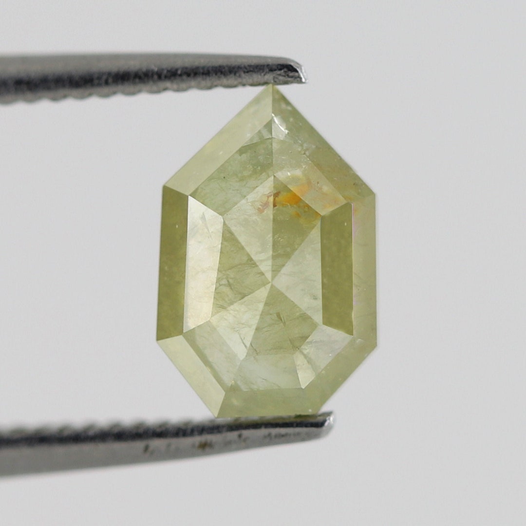 1.08 CT Unique Bullet Shape 8.3 X 5.5 X 2.8 MM Loose Natural Grey Black ...