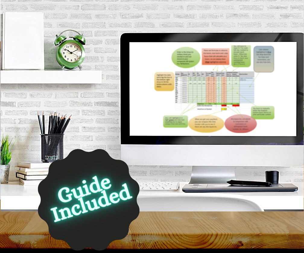 Automated Time Tracker, Time Card Tracker, Time Sheet Tracker. Keep ...