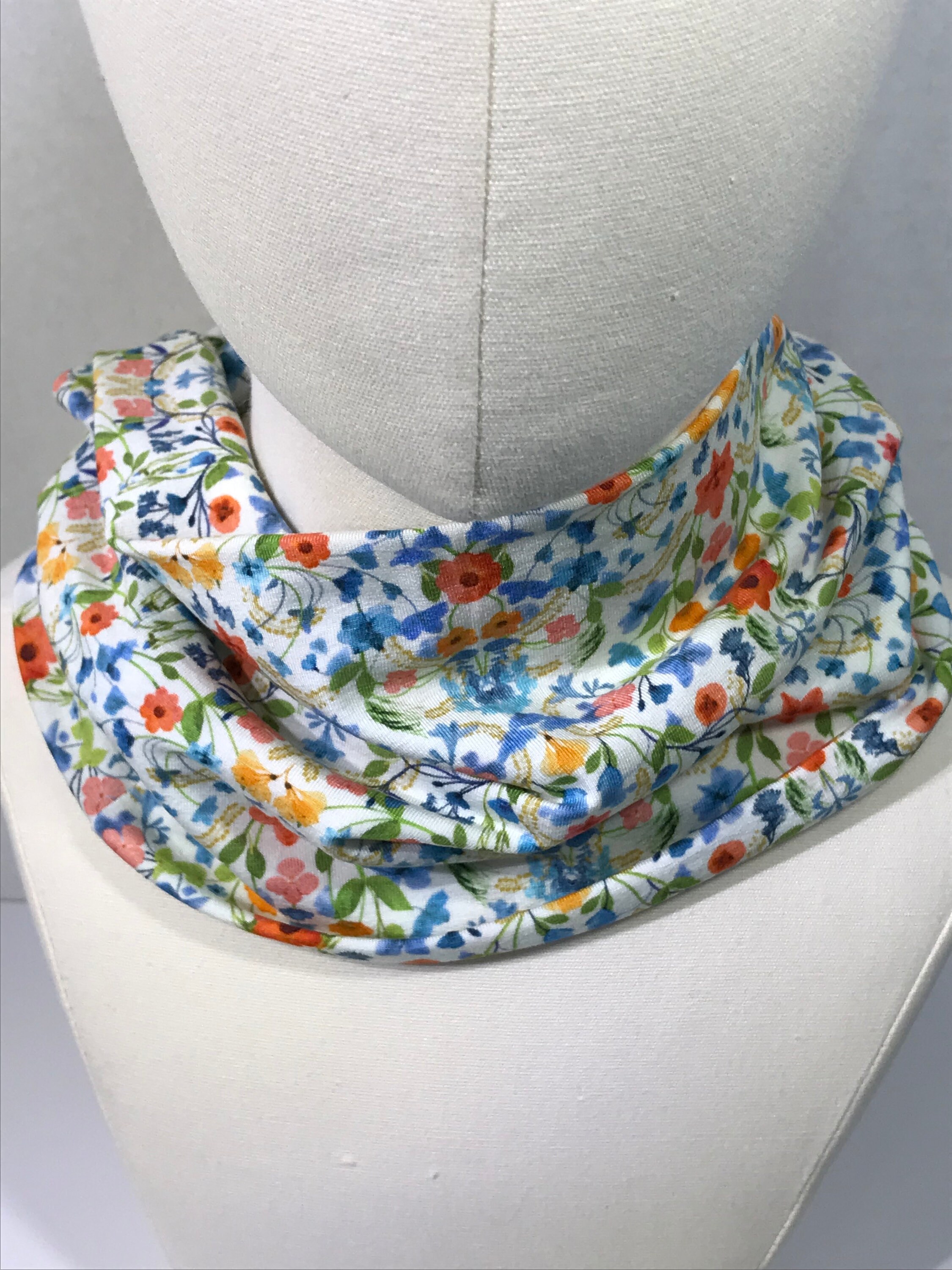 Liberty Jersey Fabric Band Scarf Snood - Etsy UK