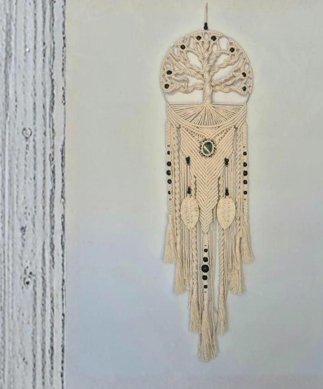 Crocodile Rock Stromatolite Tree of Life | Large Macrame Wall Hanging ...