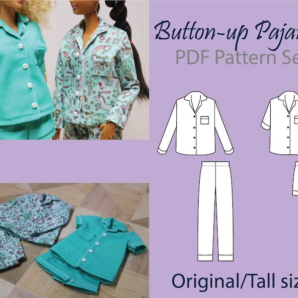 Pajamas Pdf Pattern - Etsy