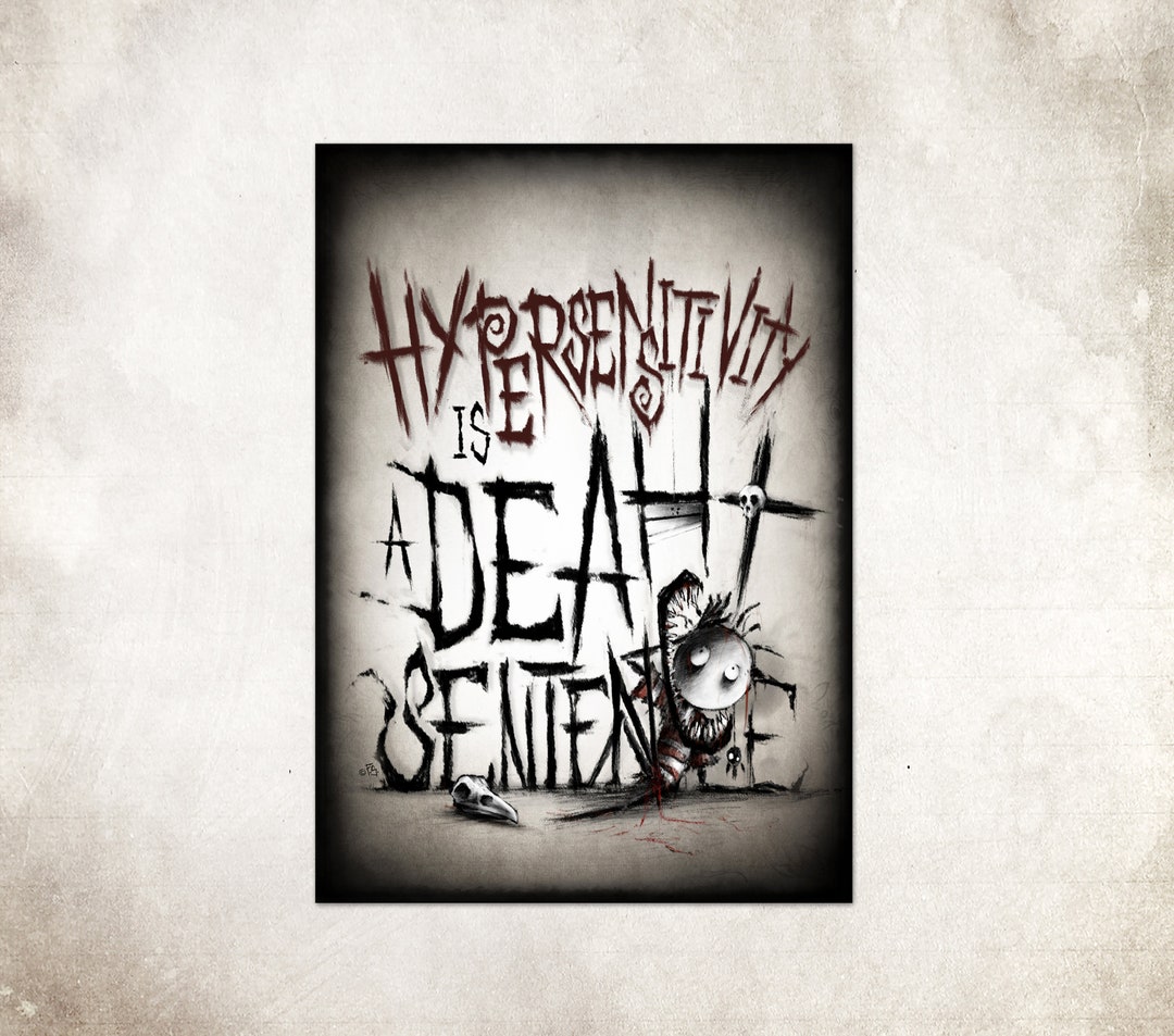 Drawing "hypersensitivity" by FREDWARDFALL. You'll Only Know It, If You ...
