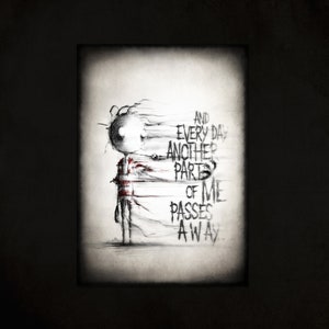 Drawing "i'm Fading Away Day by Day" by Fredwardfall. About the ...
