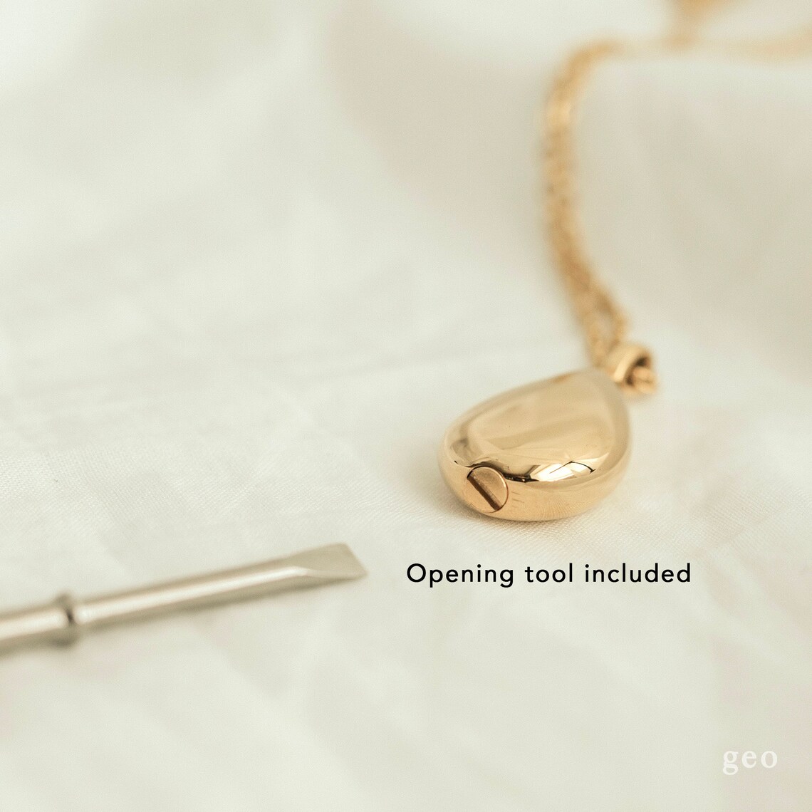 Personalized Teardrop Urn Necklace Pendant for Ashes Cremation | Etsy