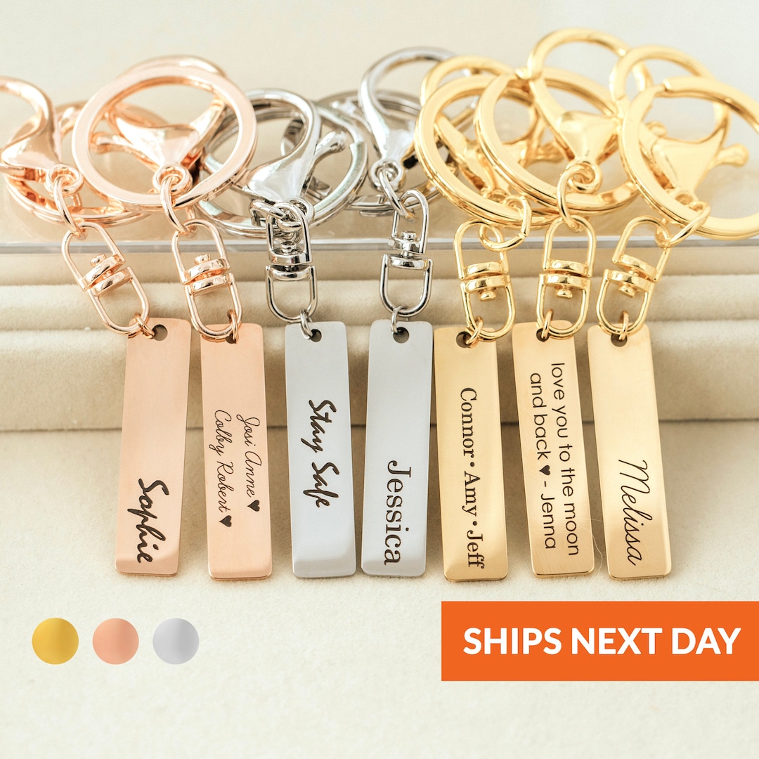 Custom Keychain Purse Charm Handmade Personalized Gift Teacher Gift ...