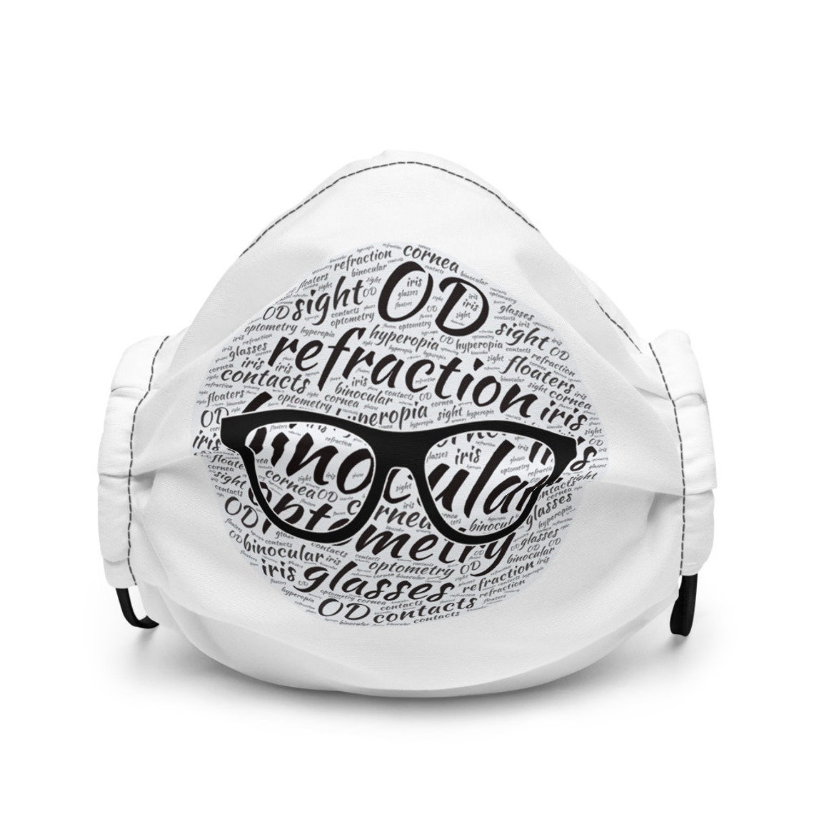 Optometry Word Art Premium Mask / Eye Doctor Collage / Gifts for ...