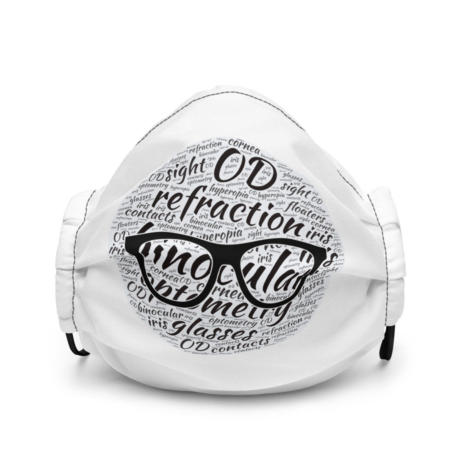 Optometry Word Art Premium Mask / Eye Doctor Collage / Gifts for ...