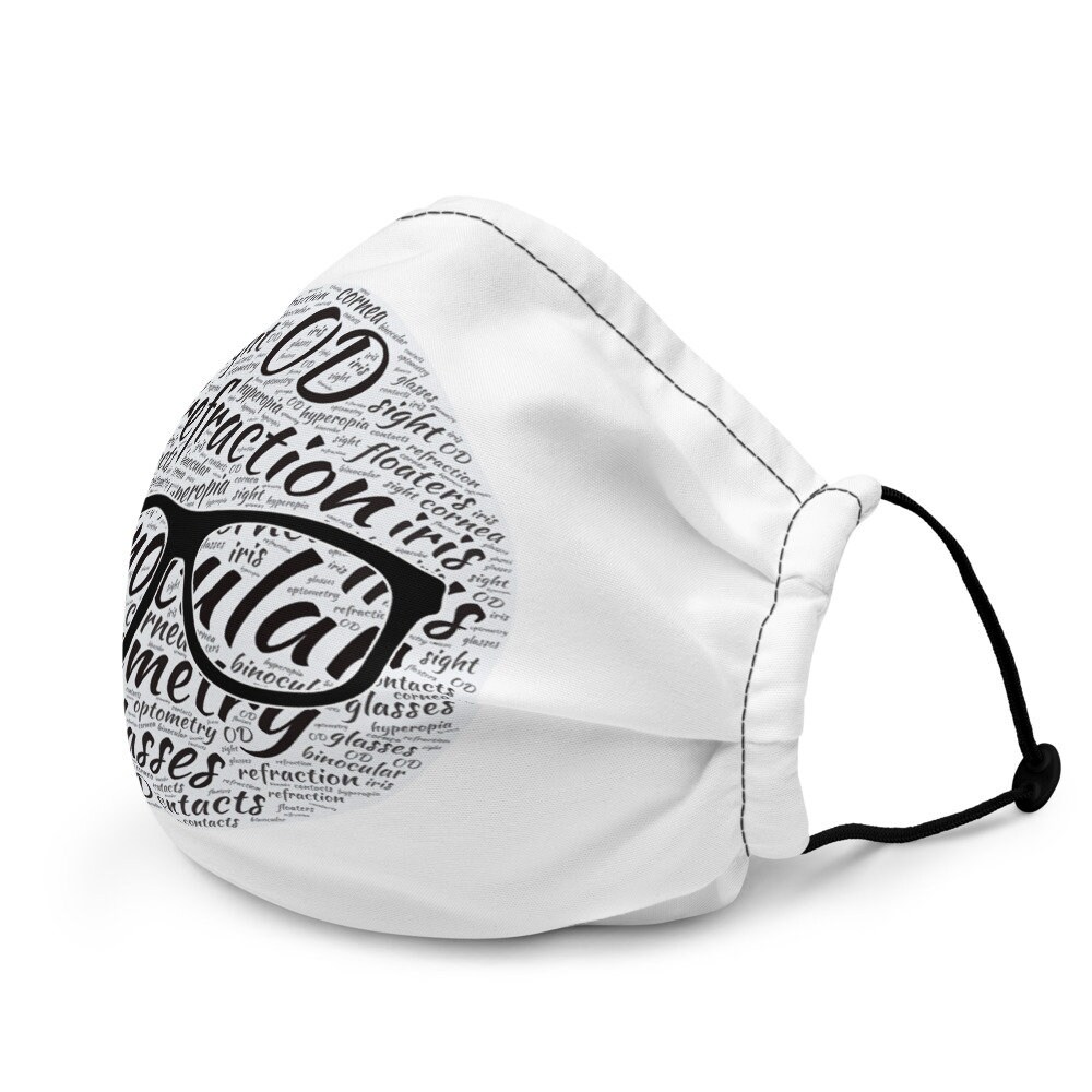 Optometry Word Art Premium Mask / Eye Doctor Collage / Gifts for ...