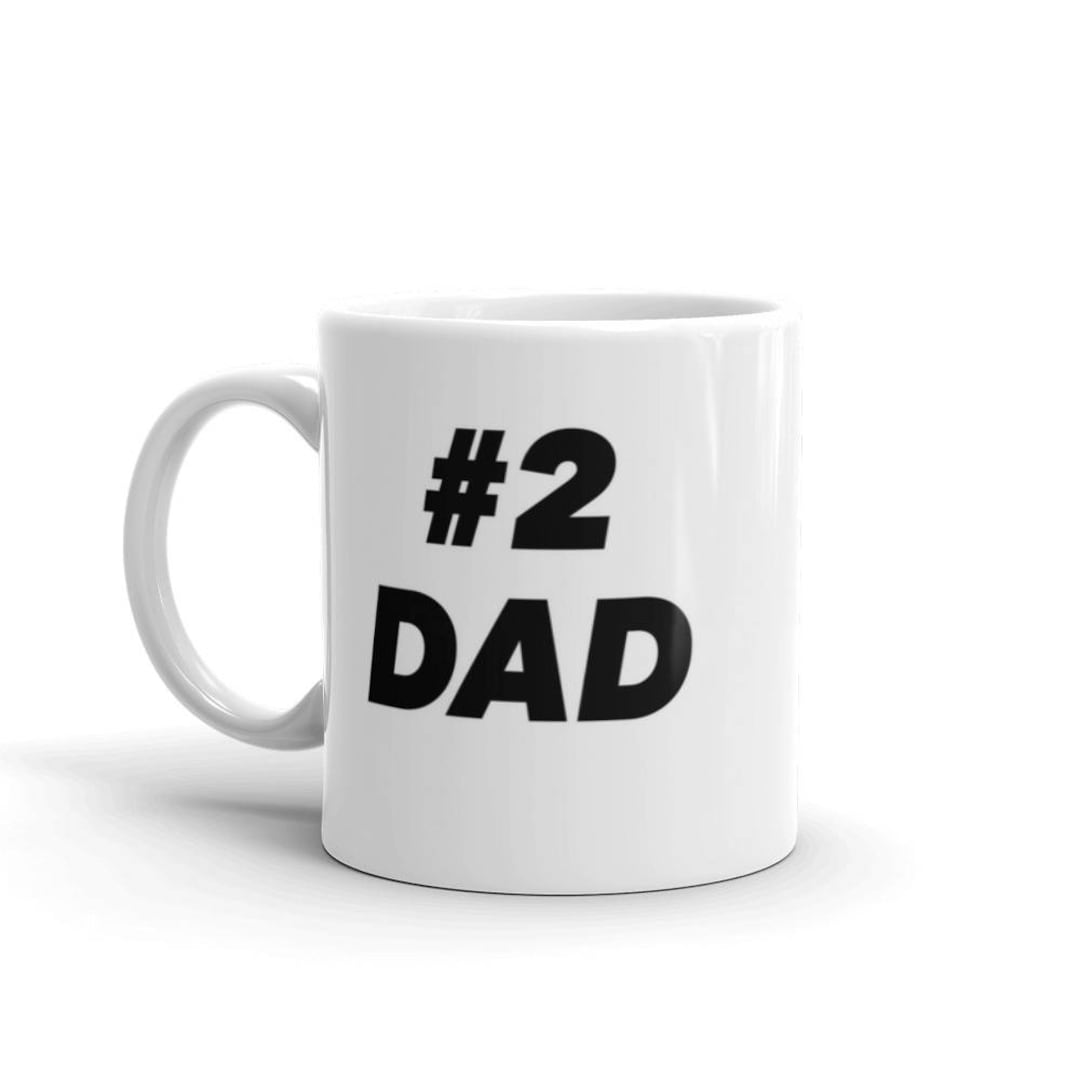 Number 2 Dad / #2 Dad / Funny Father’s Day Gift / Mug / Fathers Day ...
