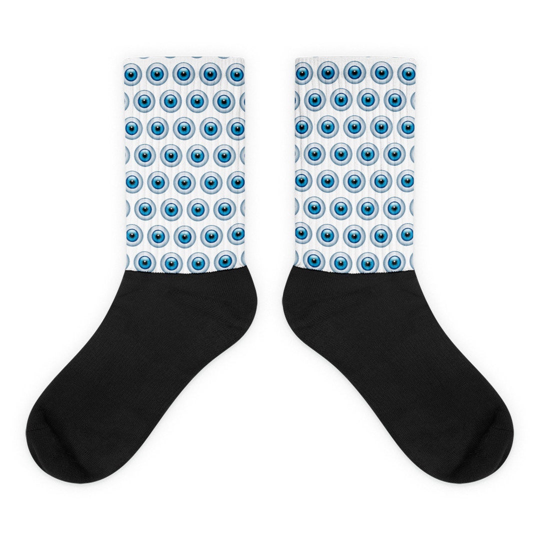 Eyeball Pattern Socks / Eye Gift for Optometrists / Glasses Lovers ...