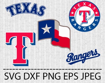 Texas rangers svg | Etsy