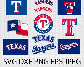 Texas rangers svg | Etsy