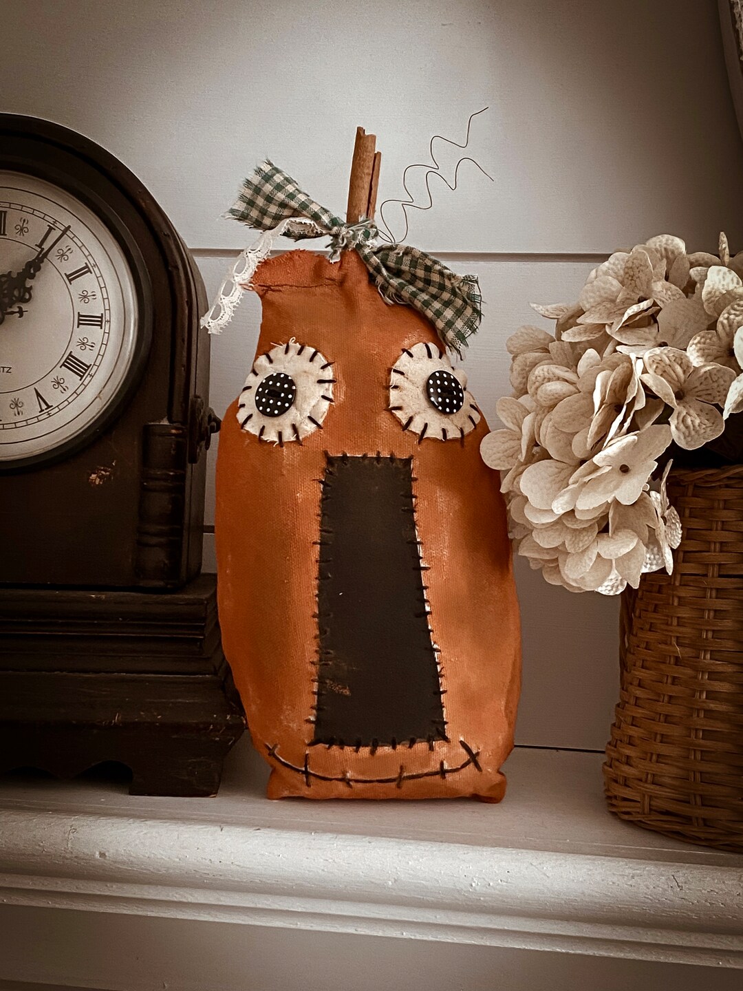 Primitive Pumpkin Decor, Decor, Primitive Halloween Decor, Primitive ...