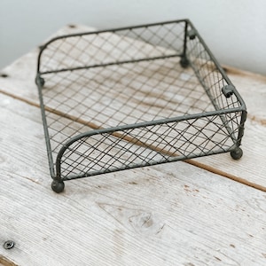 Wire Storage Bins, Wire Bin, Wire Baskets, Wire Basket, Farmhouse Decor ...