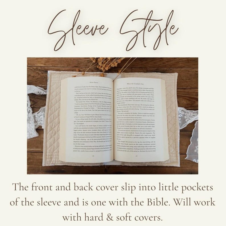 Build a Custom Bible Cover- Add Embroidery - Etsy