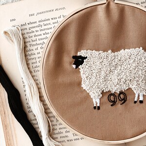 Finished Sheep Embroidery, Sheep Embroidery, Finished Hand Embroidery ...