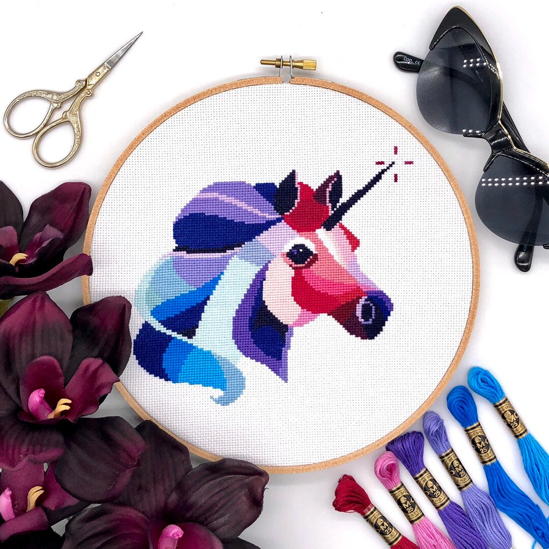 Unicorn Cross Stitch / Unicorn Cross Stitch Pattern / Cross Stitch ...