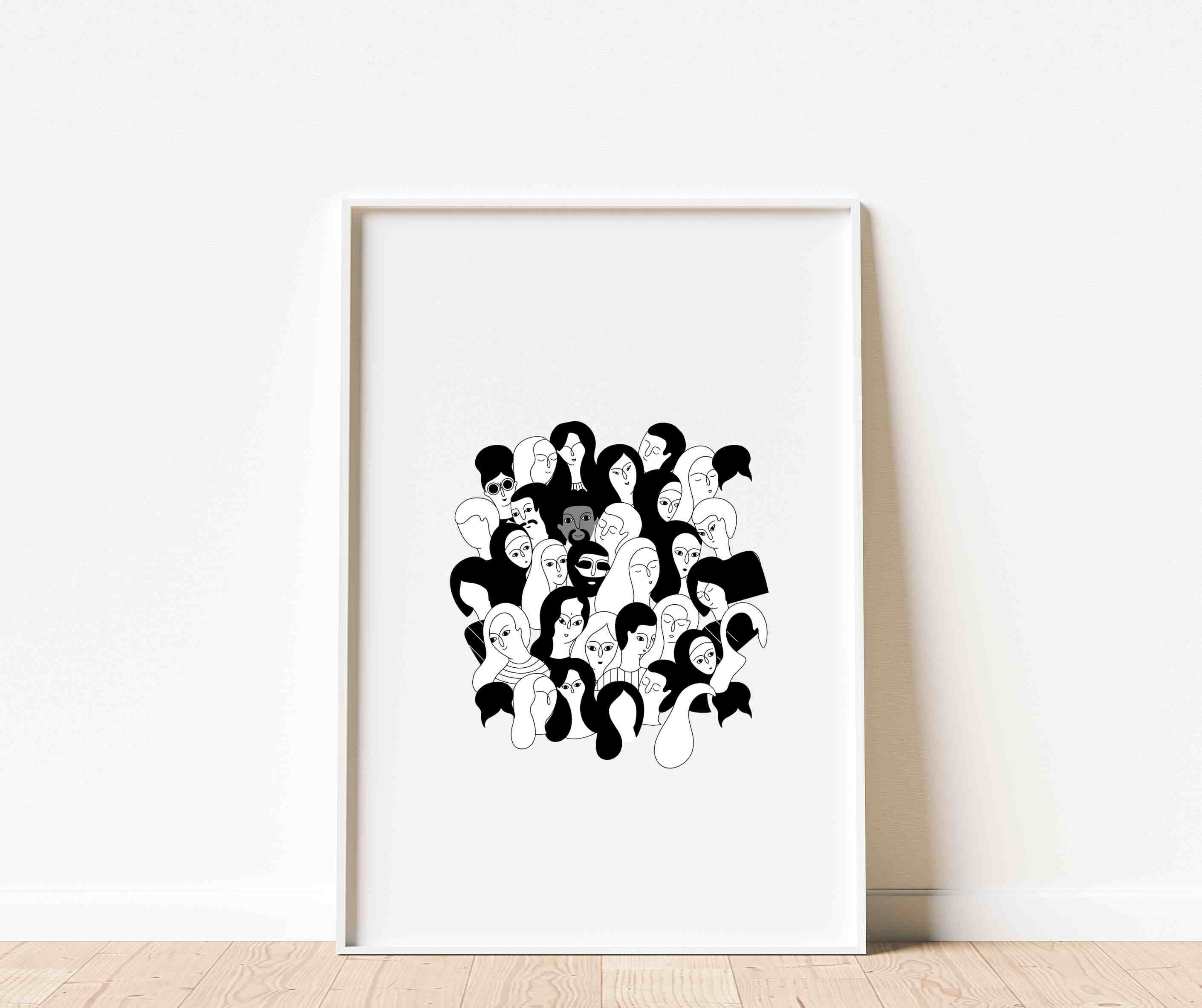 Set of 6 Office Decor, Minimalist Office Poster, Diversity Definition ...