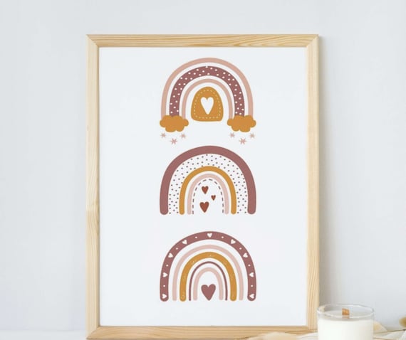 Boho Rainbow Boho Teacher Gift Classroom Decor Bohemian - Etsy