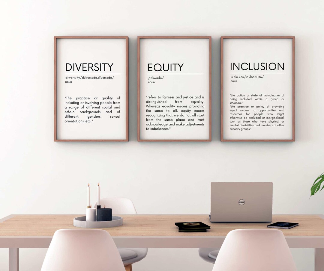 Diversity Definition Poster Set: Counselor Office Decor (digital ...