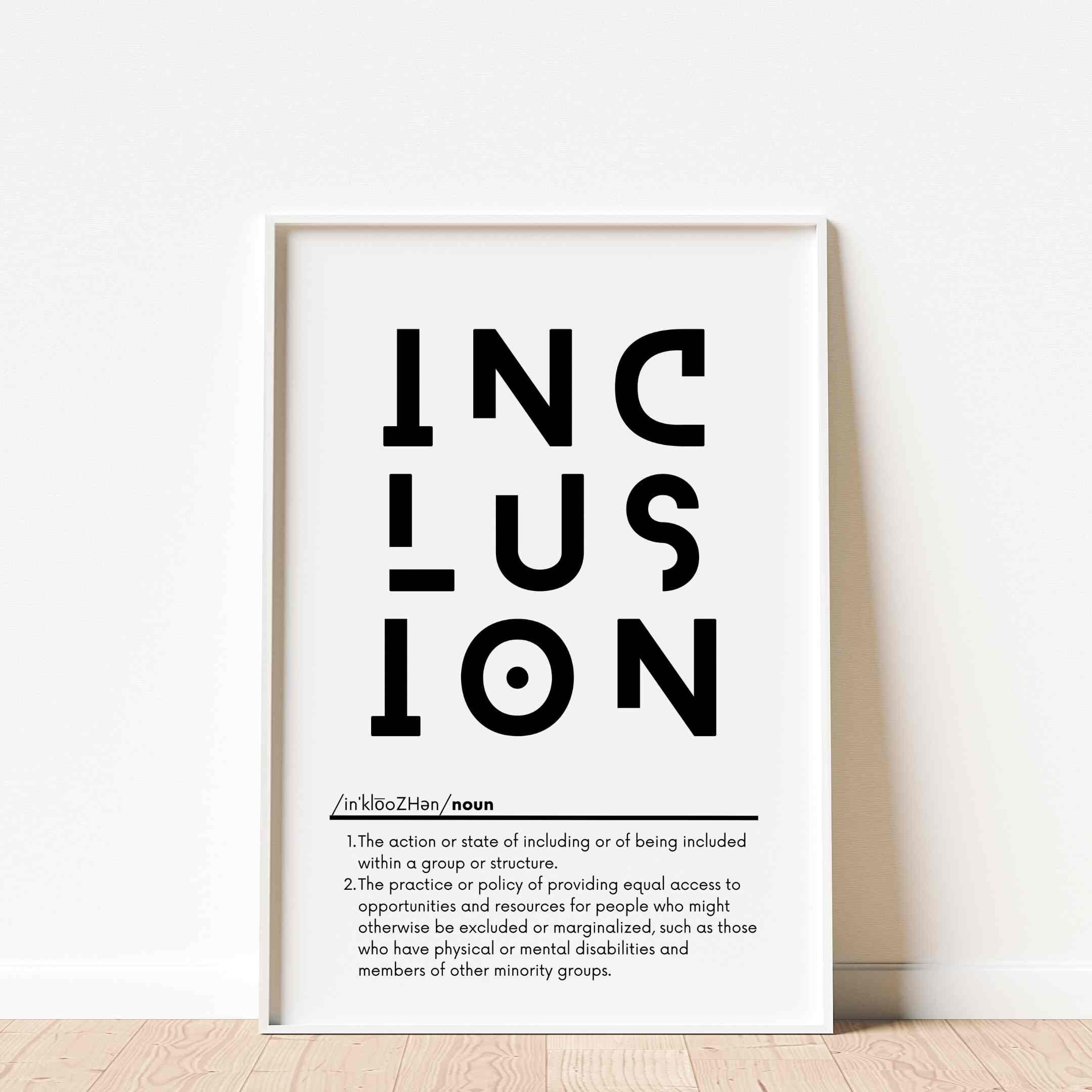 Minimalist Office Decor, Set of 3, Diversity Definition, Equality ...