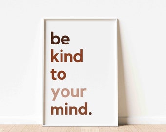 Be Kind Class Poster - Etsy